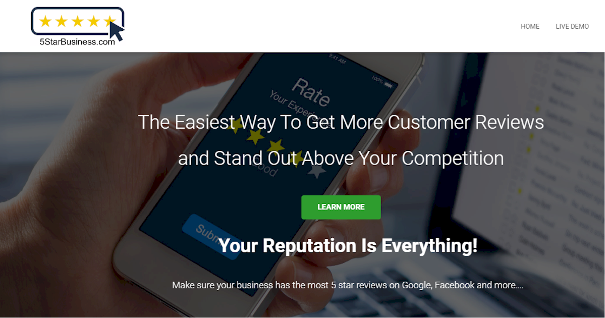 5 star reviews - The easiest way to get more customer reviews